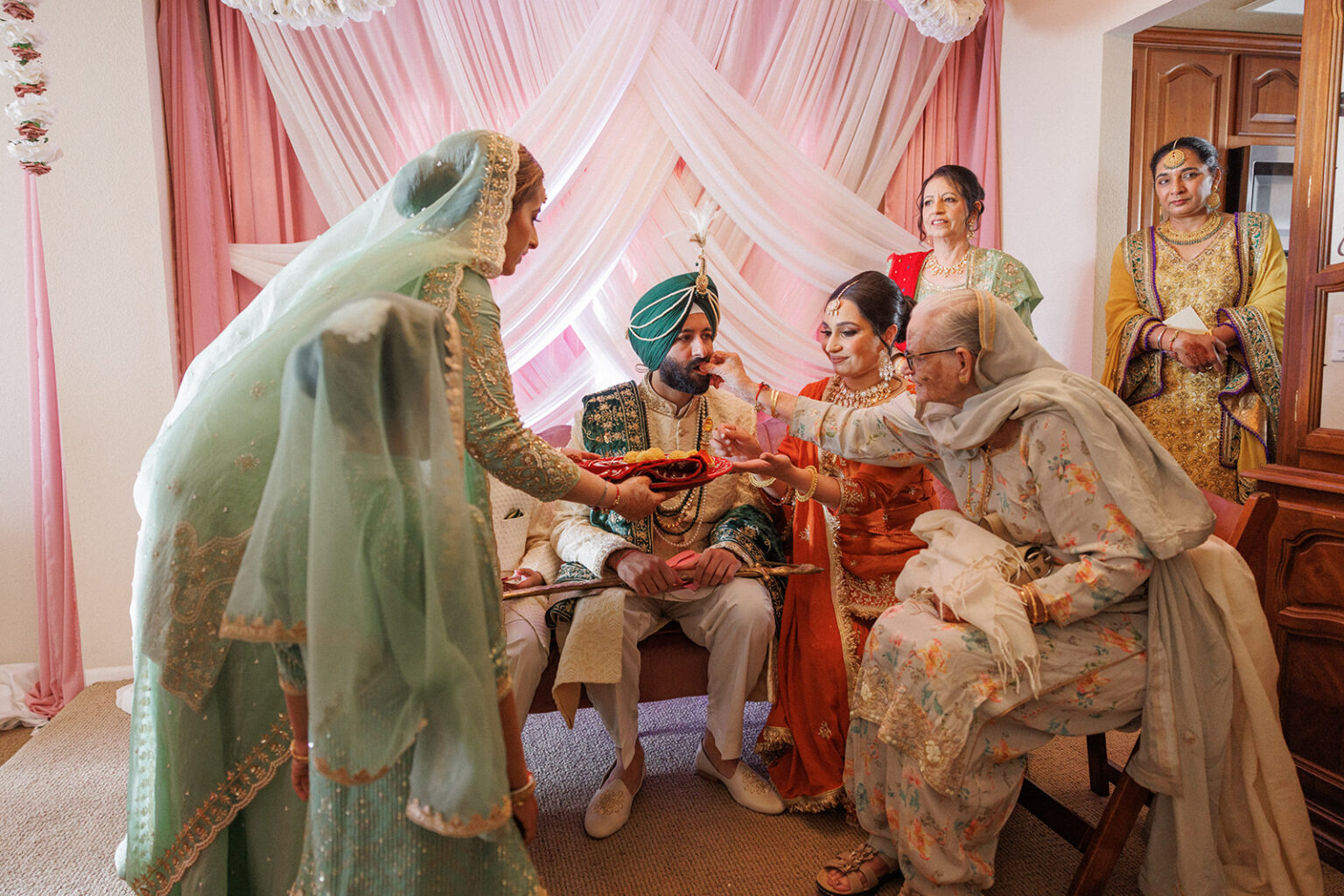 Vibrant Indian Wedding Celebration at The Harper - erinmartonphoto.com